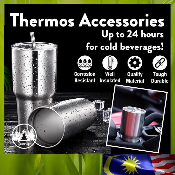 GearUp Thermal Bottle Accesories Cover Lid Carrier Bag Handle Rubber ...