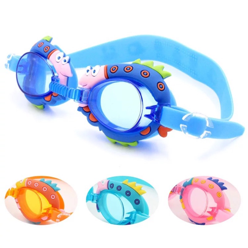/Children Cute Swimming Goggles 4 Colors Cartoon Style | Shopee Malaysia