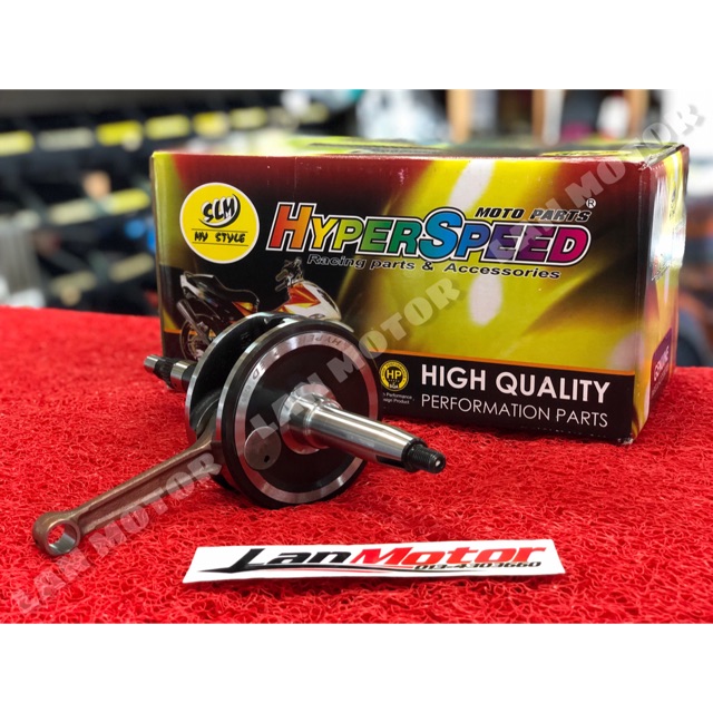 EX5 DREAM/EX5 CLASS 1/WAVE100/W100/KRISS100 HYPERSPEED/HPSP RACING CRANKSHAFT COMPLETE JET 4MM ...