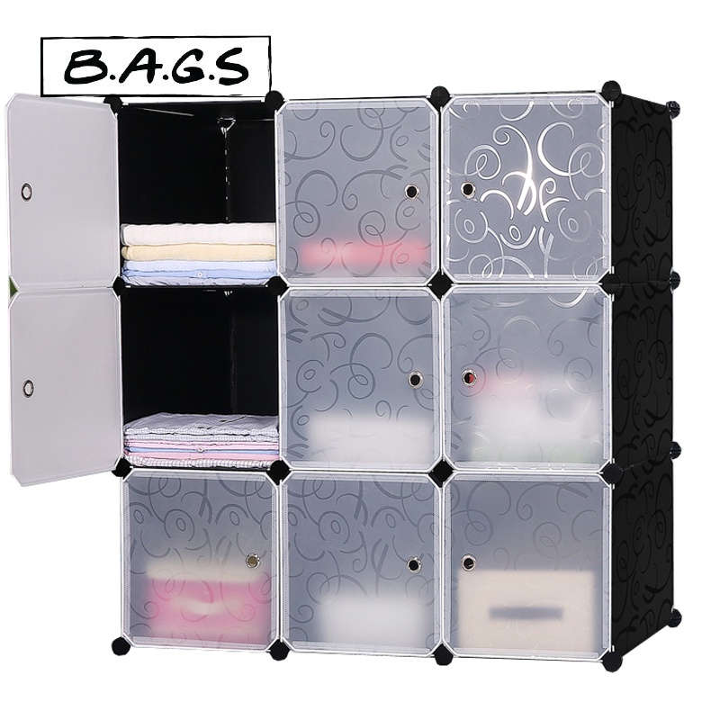 TheBags DIY Magic 9 Cube Piece Combination Storage Cupboard | Shopee ...
