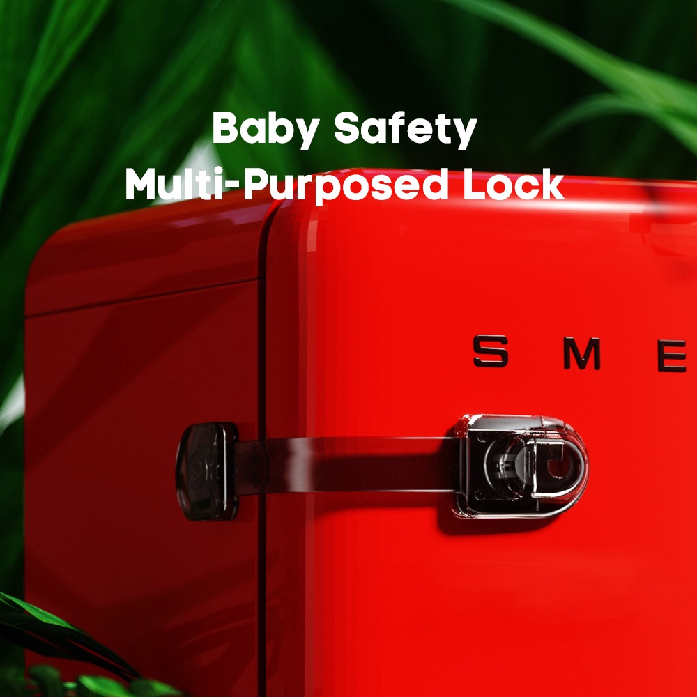 EUDEMON Childproof Transparent Refrigerator Lock Baby Safety French ...