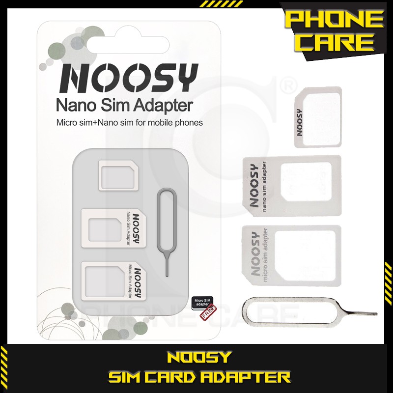 COMPATIBLE FOR Noosy Sim Card Adapter Kits with Nano Sim Adapter and ...