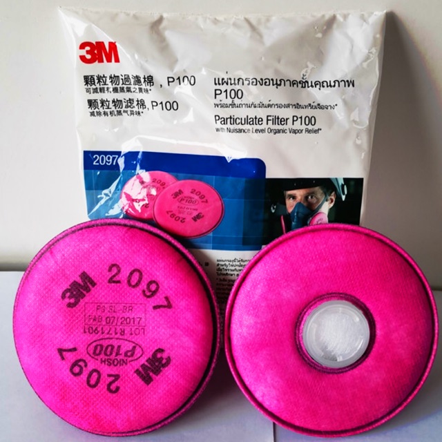 3M 2097 P100 Particulate Filter 3M Original 3M (1 pair @ 2 pieces) | Shopee Malaysia