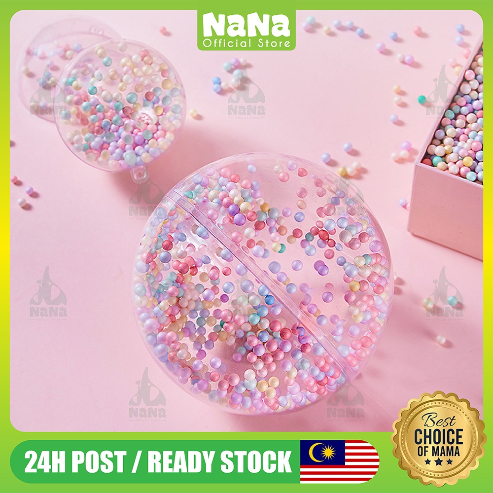 NANA Gift Box Foam Ball Colorful Kotak Hadiah Birthday Suprise Present ...