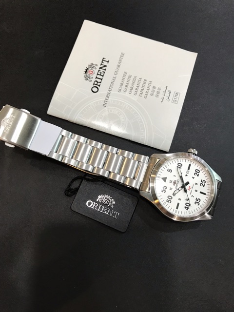 Orient SP Men’s Flight Aviator Stainless Steel Sport Watch ORFUNG2002W ...