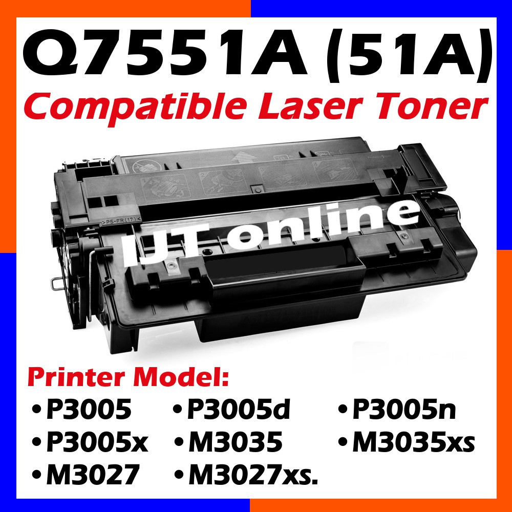 Toner Q7551A Compatible To HP LaserJet P3005 P3005d P3005dn P3005n ...