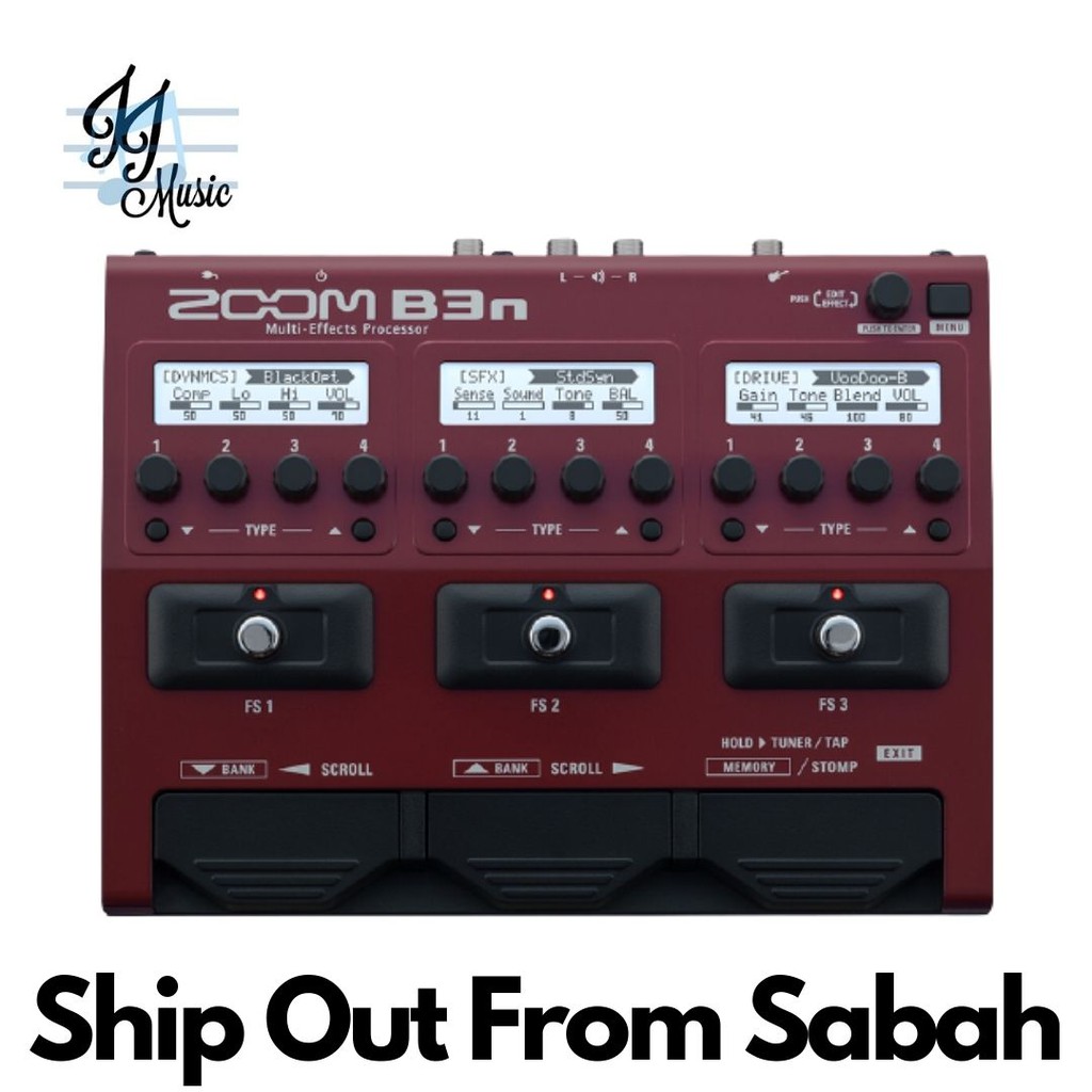Zoom B3n Multi-Effects Processor (B-3n) | Shopee Malaysia