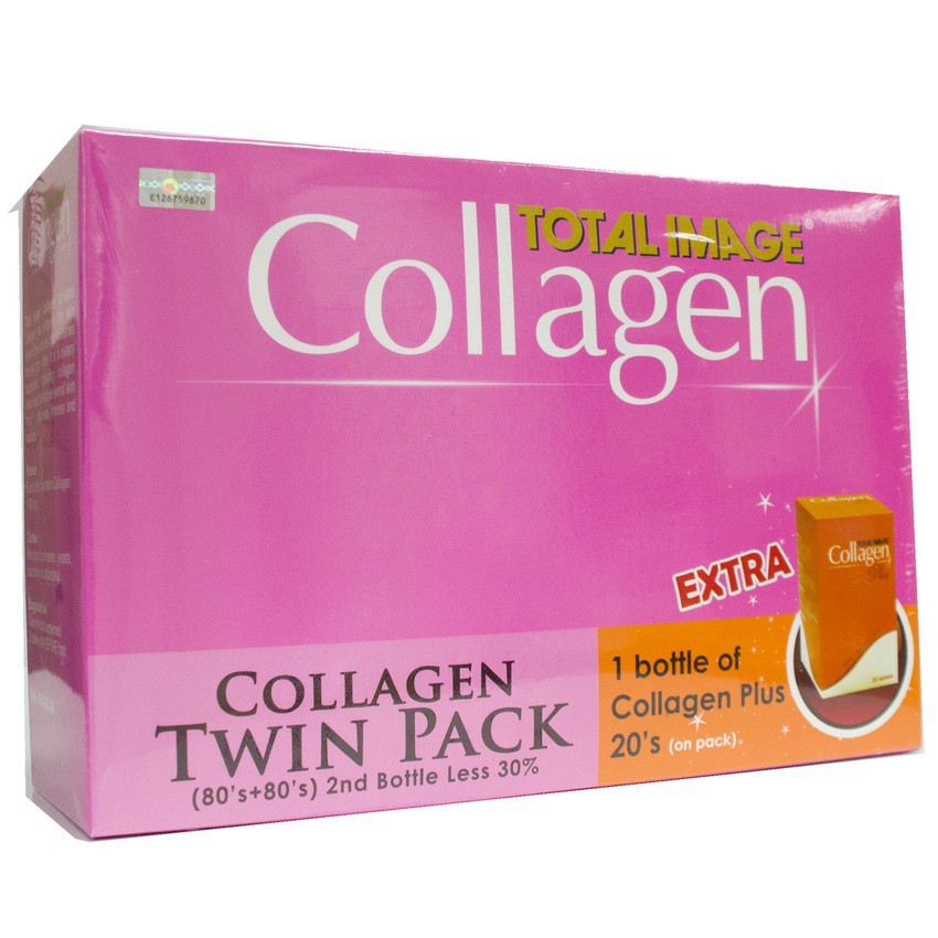 Total Image Collagen Twin Pack 80'sx2 Free Collagen Plus 20's (Exp: 03/ ...