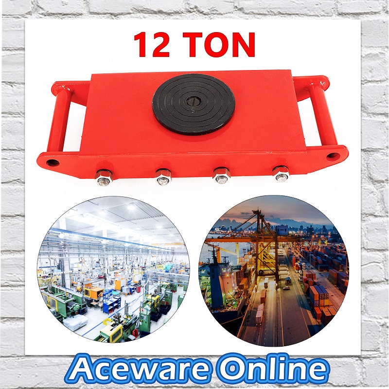 12 Ton 360° Degree Rotation Heavy Duty Industrial Machinery Mover ...