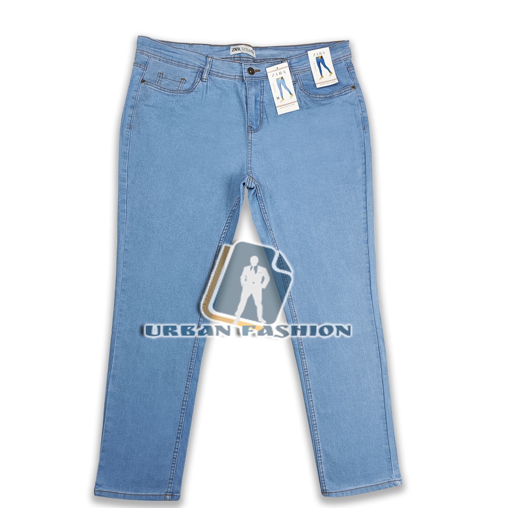 SELUAR JEANS PEREMPUAN Plus Size High Waist Jean Stretchable Women High ...