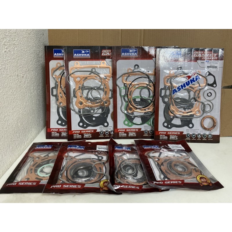 Yamaha LC135 Top Set Gasket Copper Ashuka STD/57/60/62/63/64/65/66/68 ...