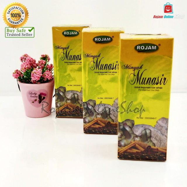 💯 ORIGINAL Minyak Munasir 50ml ROJAM Untuk Sakit Buasir Sakit Dubur Sebab Buasir Ubat Sakit ...