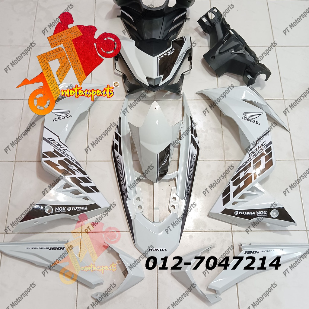 Honda RS150 RS 150 V1 V2 Cover Set White Winner DOHC White 33 OEM | Shopee Malaysia