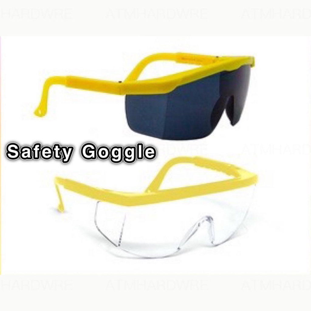 1pc Goggles Eyewear Mesin Rumput Cermin Mata/ Eye Protection Safety ...