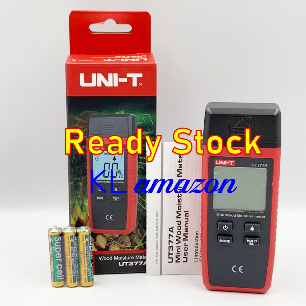 (FAST DELIVERY!) Uni-Trend UT377A Digital Wood Moisture Meter ...