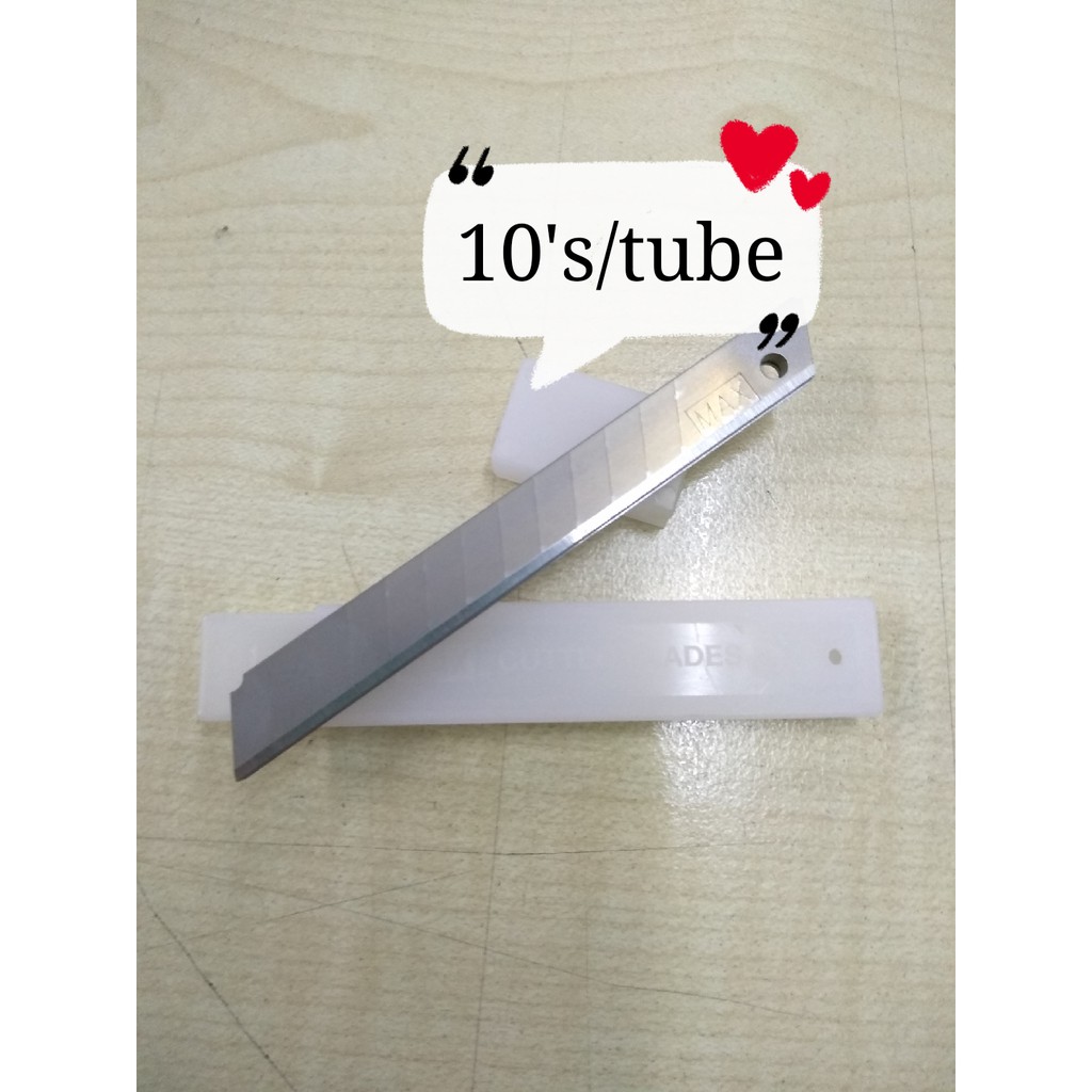 MAX Cutter Blade (Small) 10's/tube | Shopee Malaysia