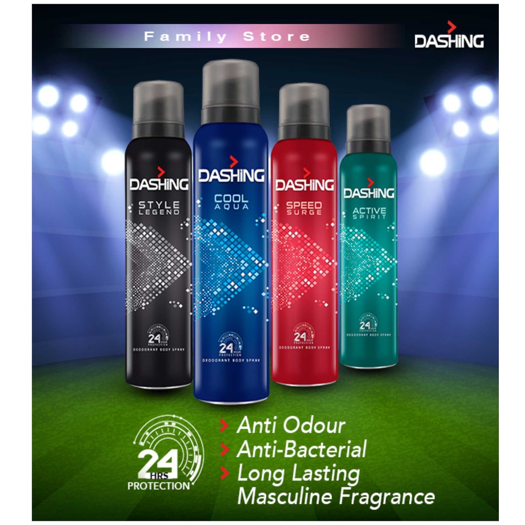 DASHING DEODORANT BODY SPRAY (125ML) | Shopee Malaysia