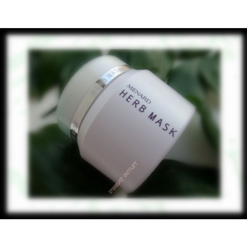 Dullness & Roughness Removal Cream Mask Scrub Menard Herb Mask 120g 美娜草本磨砂面膜 | Shopee Malaysia