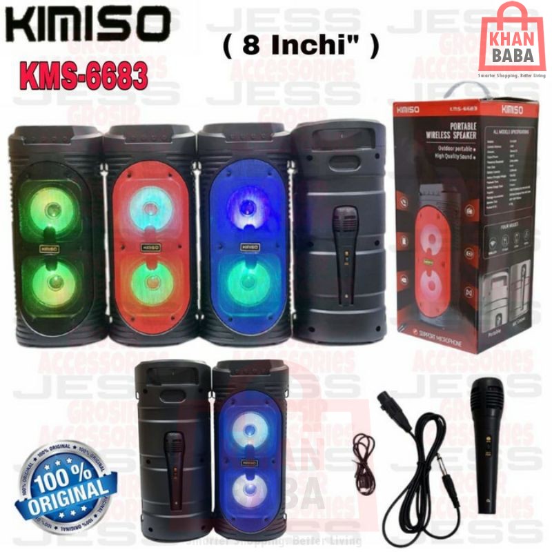 Big Speaker KIMISO PORTABLE WIRELESS SPEAKER KMS-6683 | Shopee Malaysia