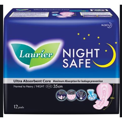 Laurier Soft Care Nightsafe Wing 35cm (12 pads) | Shopee Malaysia