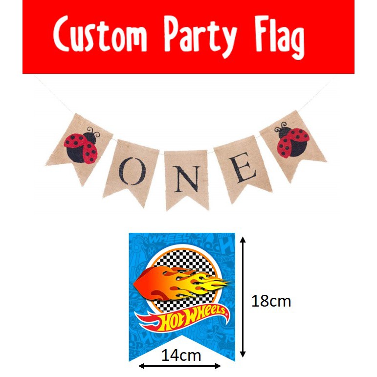 Custom Design Party Flag | Shopee Malaysia