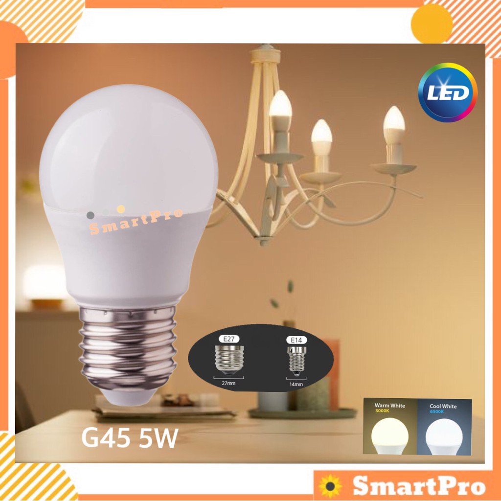 SIRIM G45 5W Led Ping Pong Bulb E14 E27 G45 Led Bulb Light Bulb ...