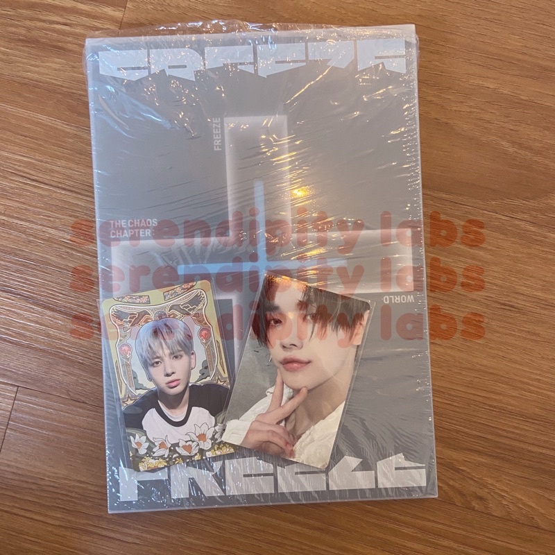 (Txt) the chaos chapter freeze world ver unsealed | Shopee Malaysia