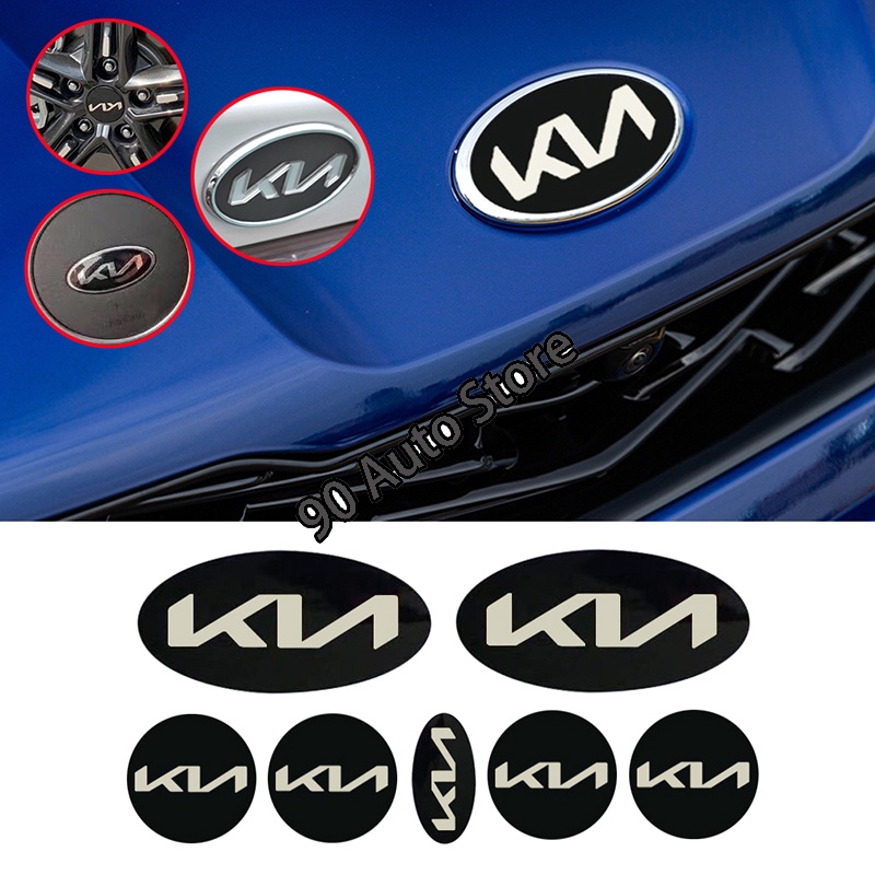 Car Front Hood Badge Decal Auto Rear Emblem Sticker Steering Center ...