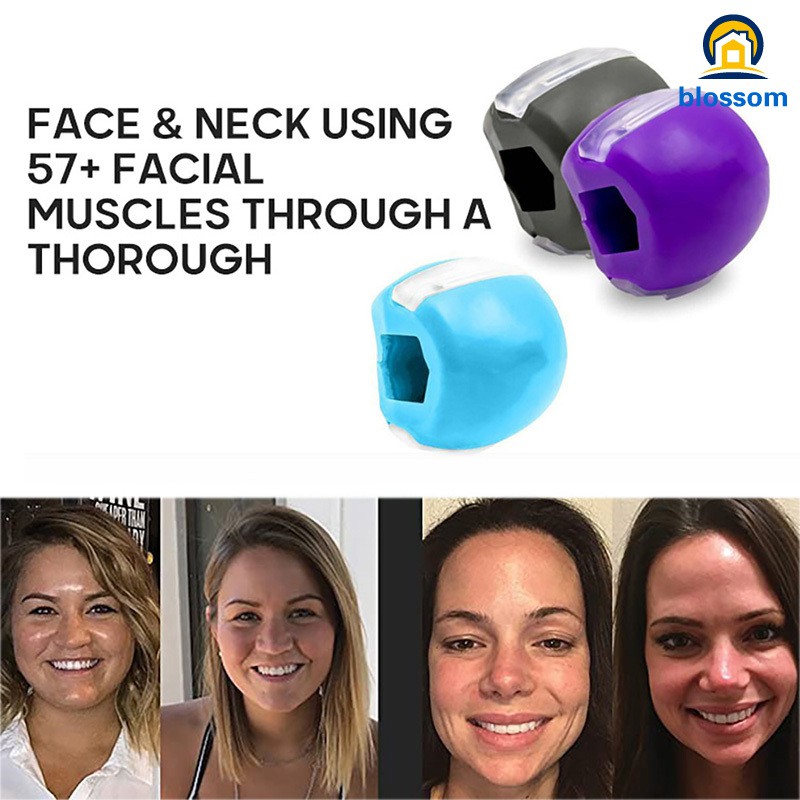 Jawline Jaw Muscle Exerciser Facial Fitness Chewing Ball Face Facial ...
