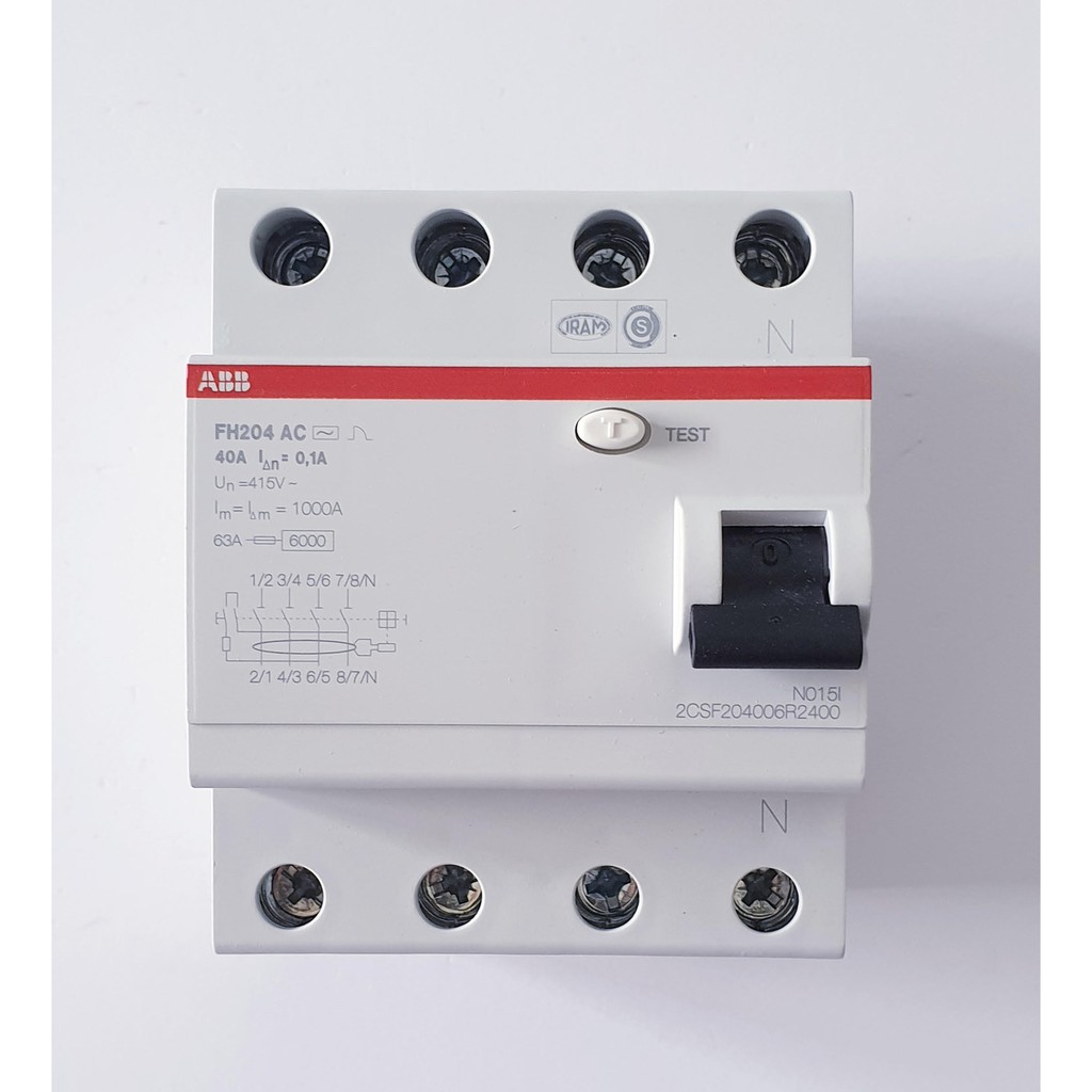 ABB FH204 ELCB/RCCB 40A/63A/100A 4P 100mA (0.1A) [100% ORIGINAL ...