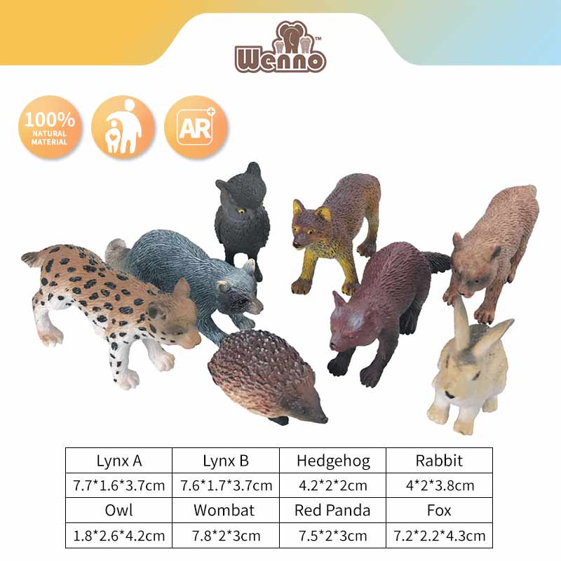 Wenno x Animal Planet 8-14pcs Animal Collection in tube Educational ...