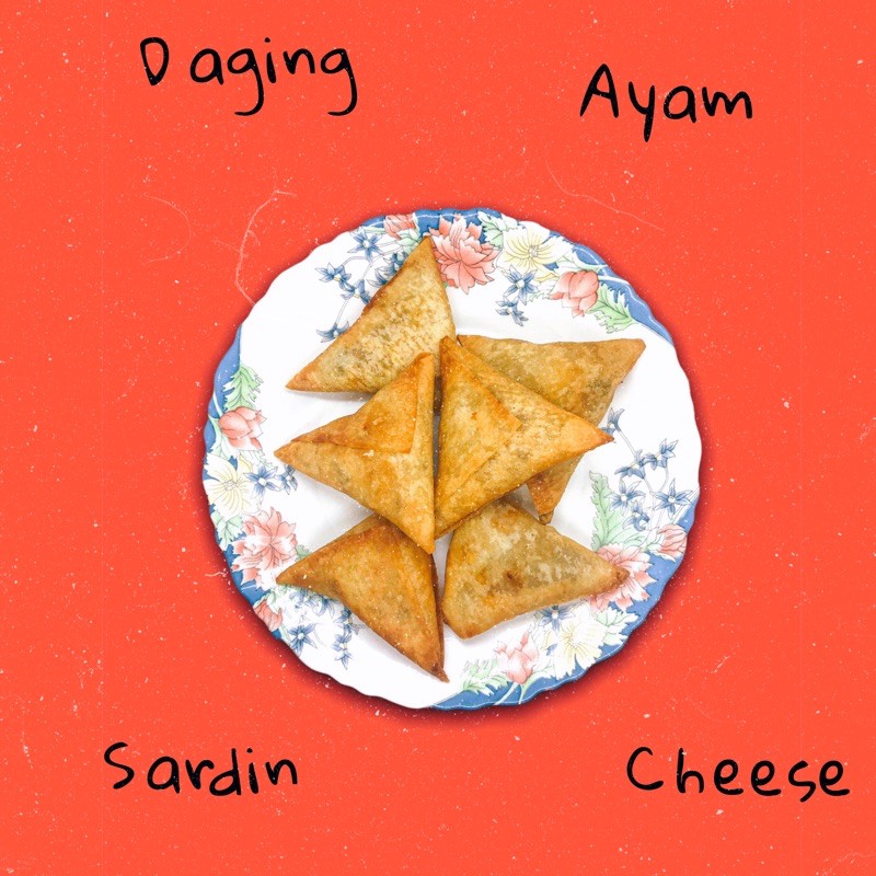 Samosa Viral Ayam/ Daging/ Sardin/ Cheese Tarik | Shopee Malaysia