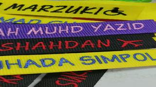 EMBROIDERY HAJI UMRAH BAG TAG WITH YOUR NAME PERSONALISED TRAVEL ...