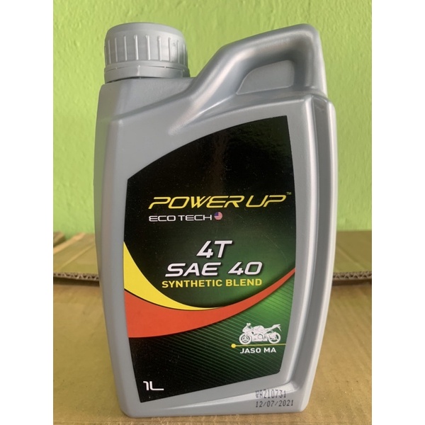 PROMOSI POWER UP 4T SAE40 JASO MA BIKE ENGINE OIL SYNTHETIC BLEND 1 ...