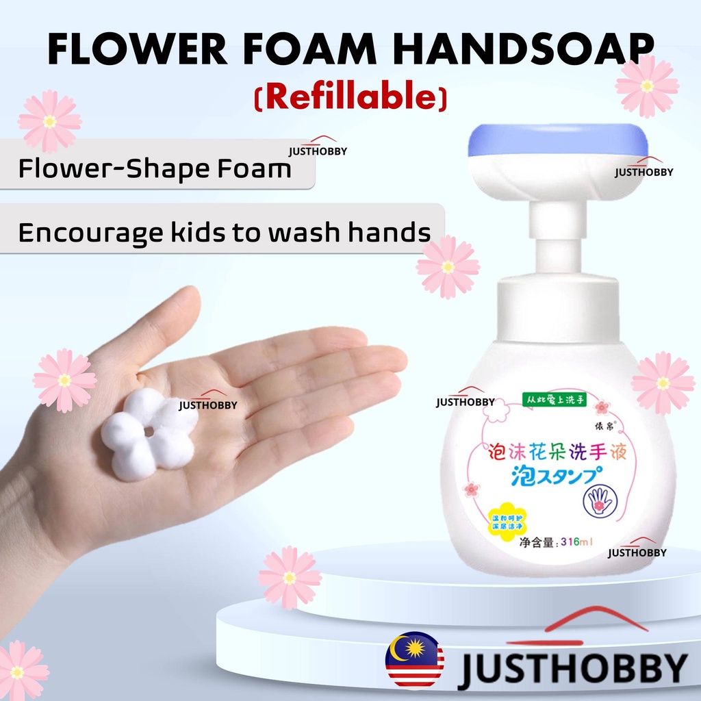 [PROMOTION SALES] Japanese Flower Foam Soap Flower Foam Hand Wash flower Foaming Hand Soap ...