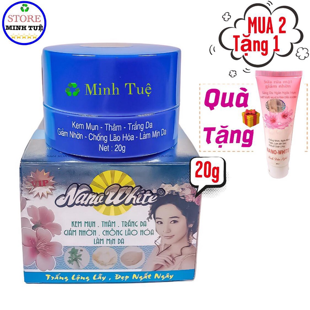 (Buy 2 get 1 free) - Nano White acne cream to remove dark spots, whiten ...