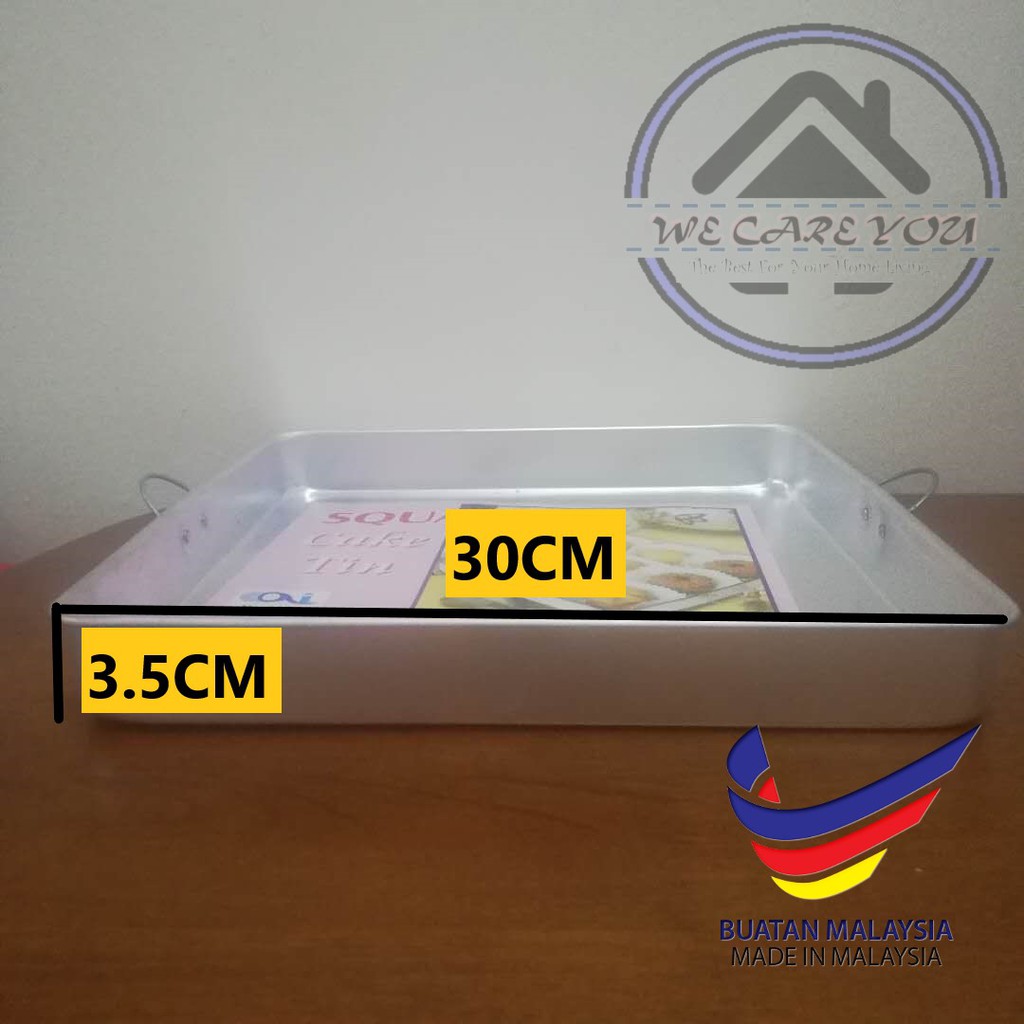 JS3030 12 inch 30cm Aluminium Alloy Square Cake mould Baking Mould Pan ...