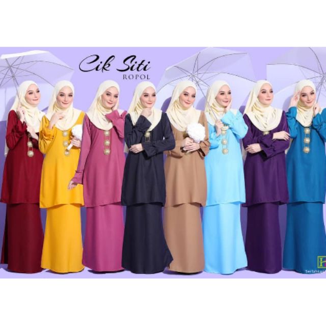 [ 🔥HOT ITEM DESIGN 🔥] CIK SITI ROPOL | Shopee Malaysia
