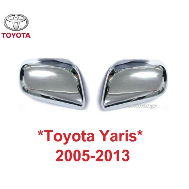 Toyota Yaris Mirror Cover 2005-2012 Old Side Chrome Plating | Shopee ...