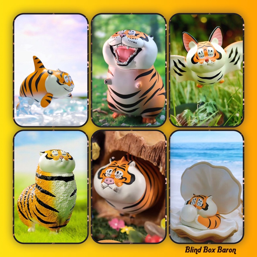 Panghu Fat Tiger Can Be Anything Series Blind Box by 52TOYS x Bu2ma ...