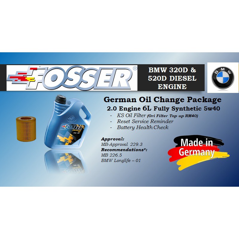 (Installation) BMW LL-01 Fully Synthetic 5w40 for 320d & 520d - PJ ...