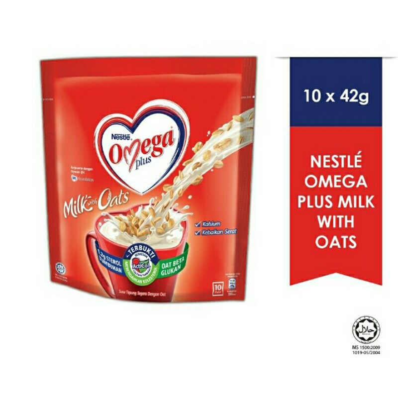 Nestle OMEGA plus + OAT(JAGA JANTUNG SIHAT) 10x42g | Shopee Malaysia