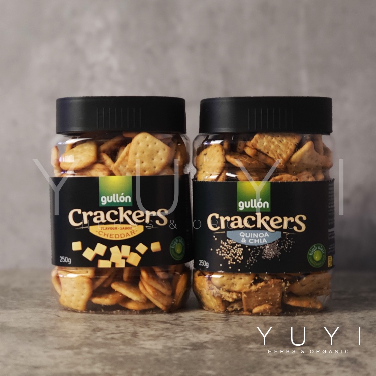 【Gullon】Mini Crackers (Quinoa & Chia / Cheddar) - 250g | Shopee Malaysia