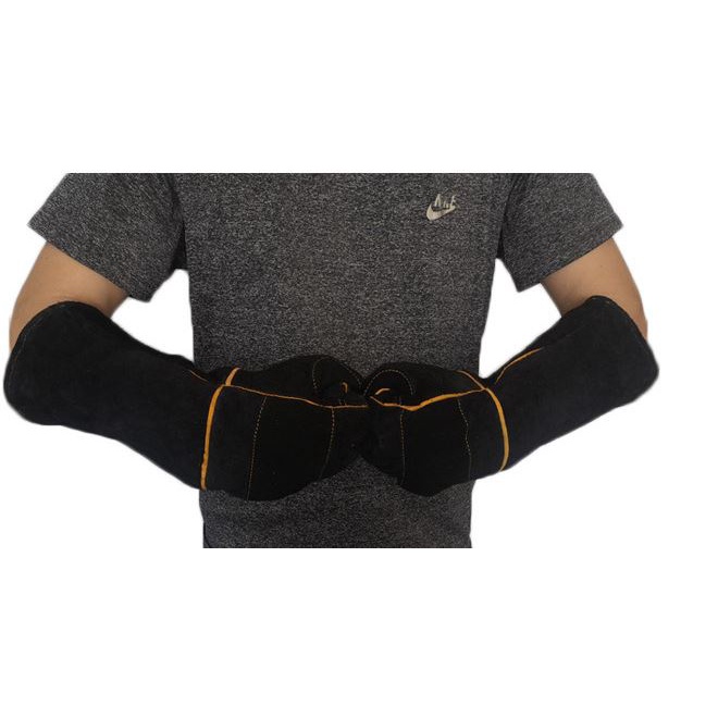 Sarung Tangan Catch Care kulit tebal kalis anti cakar Gigitan Haiwan ...