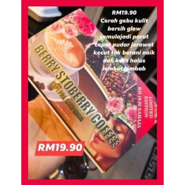 (HOT SALES)COFFEE BERRY STOBERRY POOTEH TURBOO 💯 original Hq | Shopee ...