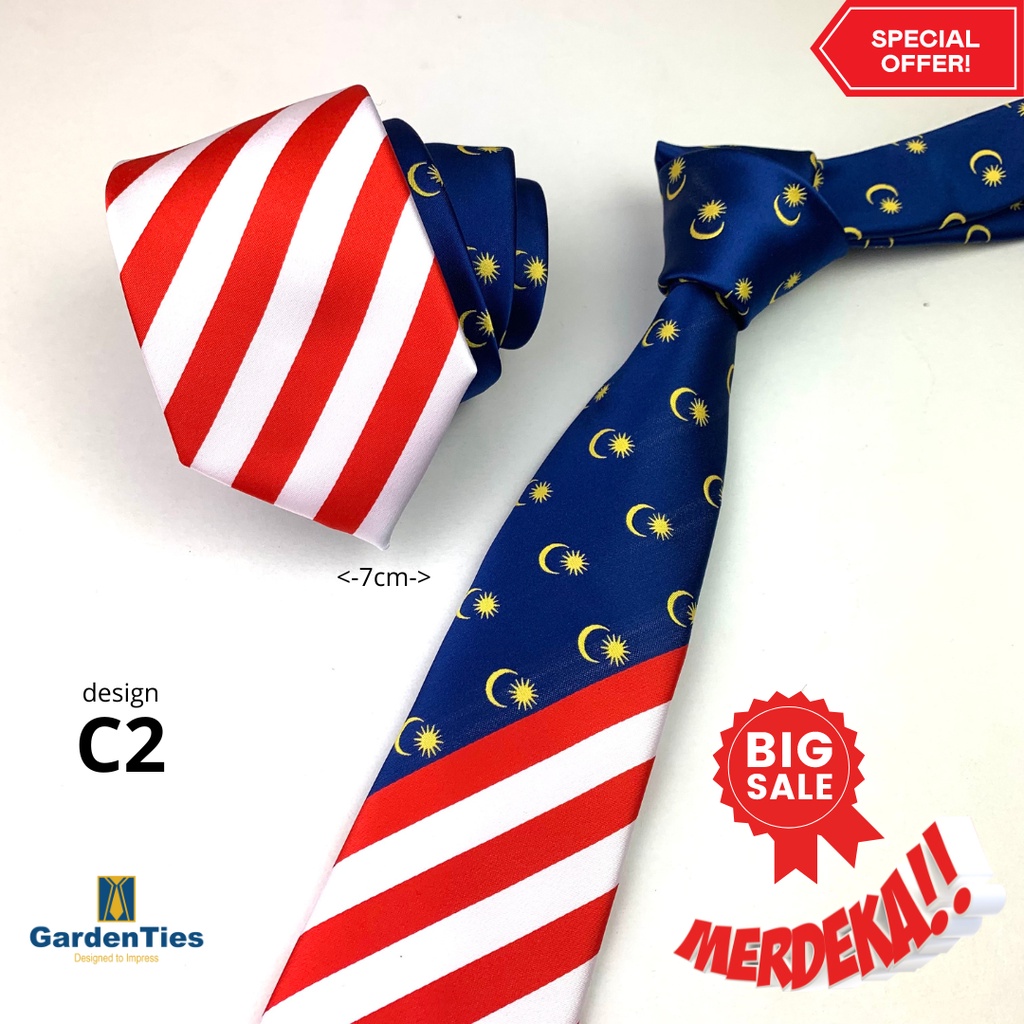 MERDEKA SALE! Merdeka Tie, Tali Leher Bendera Malaysia, Malaysia Flag ...