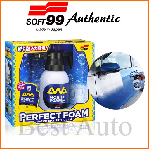 SOFT99 Perfect Foam - Starter Kit Premium Car Wash bubble car shampoo ...