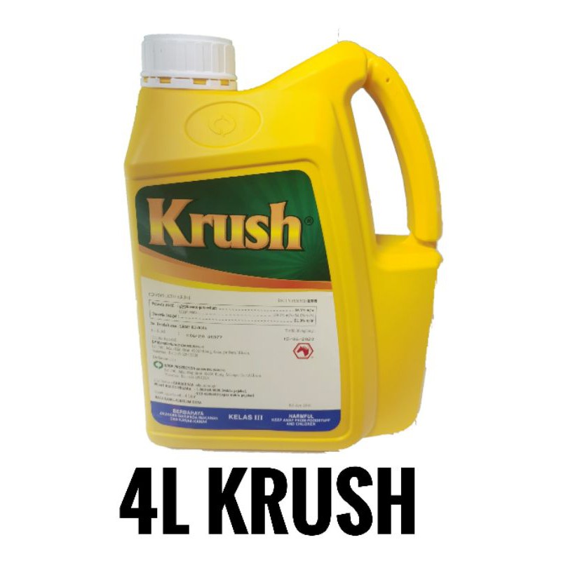 Racun Rumput / Herbicide (Krush) Glyphosate (kekuatan sama dgn Roundup ...