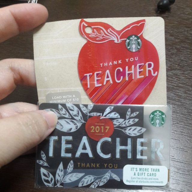 starbucks USA teacher card set | Shopee Malaysia