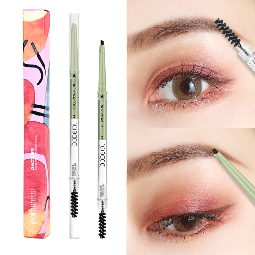 Ultra-fine double-ended eyebrow pencil, waterproof, long-lasting, non ...